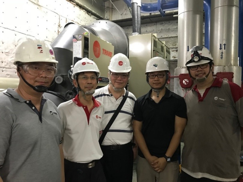 TRANE Taiwan 第一台EcoWise - R514A 低GWP(≦2)離心式冰水主機正式啟用了!